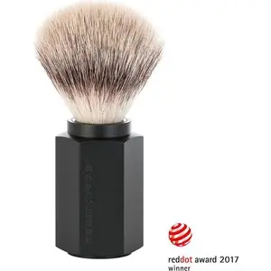 MUHLE Hexagon Silvertip Fiber Shaving Brush - Graphite