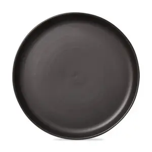 TAG Logan Dinner Plate Stoneware Dishwasher Safe 11 Inch - Black