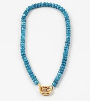 ERIN MCDERMOTT JEWELRY Montego Bay Stone Gemstone Necklace - Blue