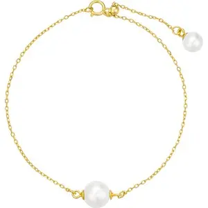 UNTAMED PETALS Abigail Pearl Bracelet - Gold