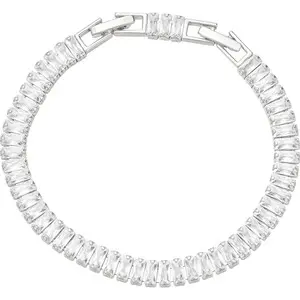 UNTAMED PETALS Polly Tennis Bracelet - Silver