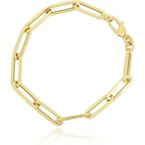 THE LOVERY FINE JEWELRY 14k Italian Gold Paperclip Bracelet - Yellow Gold