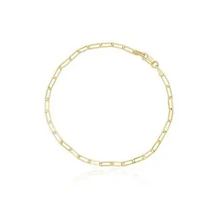 THE LOVERY FINE JEWELRY 14k Gold Paperclip Link Bracelet - Yellow Gold
