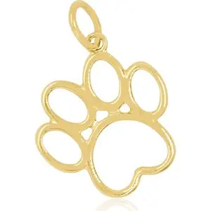 THE LOVERY FINE JEWELRY Mini Gold Paw Charm - Yellow Gold