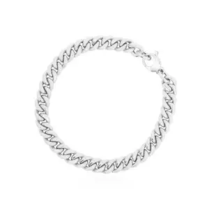 THE LOVERY FINE JEWELRY Curb Chain Bracelet - White Gold