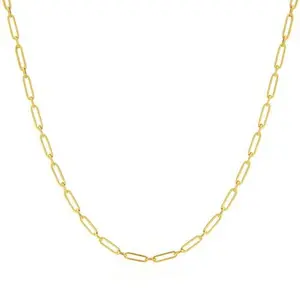 THE LOVERY FINE JEWELRY 14k Paperclip Chain Necklace - Yellow Gold