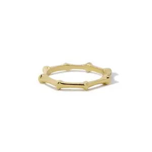 THE LOVERY FINE JEWELRY 14k Bamboo Ring - Yellow Gold
