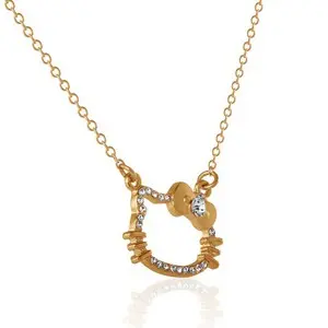 HELLO KITTY Outline Pendant Necklace