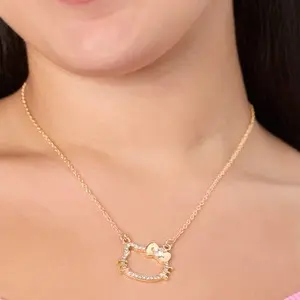HELLO KITTY Outline Pendant Necklace