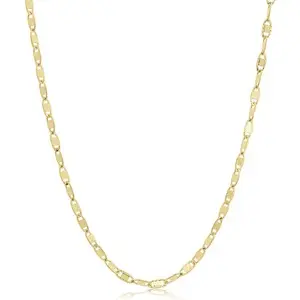 THE LOVERY FINE JEWELRY Mirror Chain Necklace - Yellow Gold