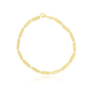 THE LOVERY FINE JEWELRY 14k Bar Link Bracelet - Yellow Gold