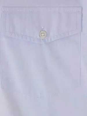 J.PRESS Button-down Pocket Shirt - Blue