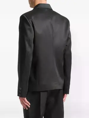 Manière De Voir Gaston Satin Double-breasted Suit Jacket