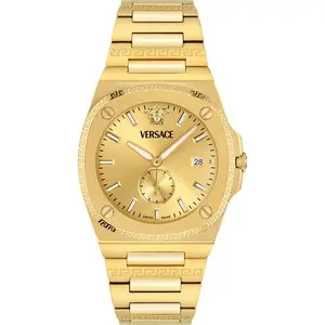 Versace Tolomeo Bracelet Watch - Ip Yellow Gold