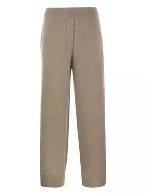 Brunello Cucinelli Ribbed Sports Pants For Women
