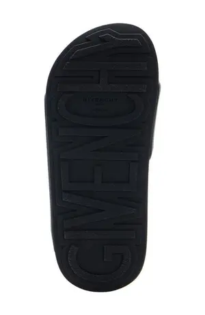 Givenchy Label Slide Sandal - Black