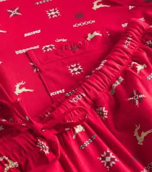 SKIMS Modal-blend Festive Print Pyjama Set