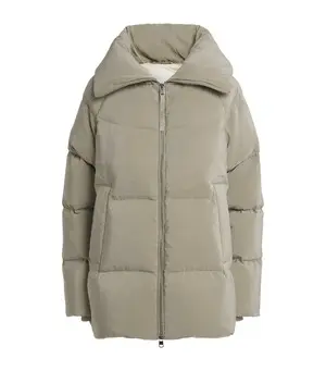 Varley Valencia Down Puffer Jacket - Grey
