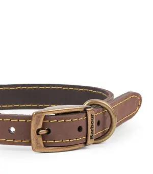 Barbour Leather Dog Collar