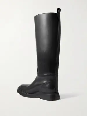 Proenza Schouler Bank Leather Knee Boots