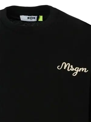 MSGM T-shirt With Logo - Black