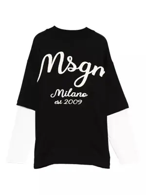 MSGM T-shirt Jersey - Black