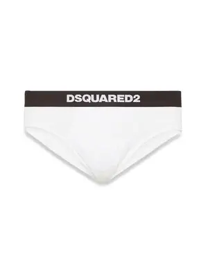 Dsquared2 Briefs With Logo - White
