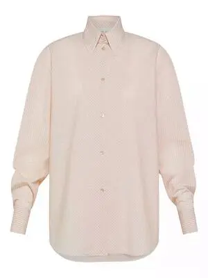 FORTE_FORTE Striped Button-down Shirt