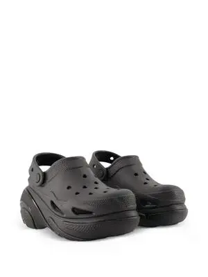 CROCS Platform-heel Clogs - Black
