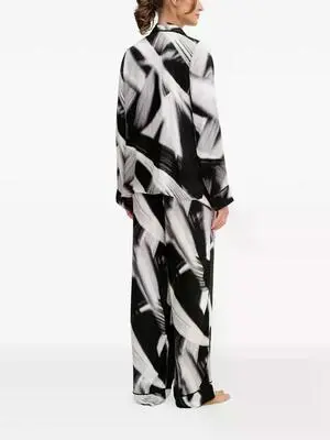 Dkny Abstract Print Pajama Set