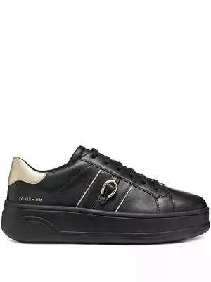 Geox Gold Tone Sneakers For Women