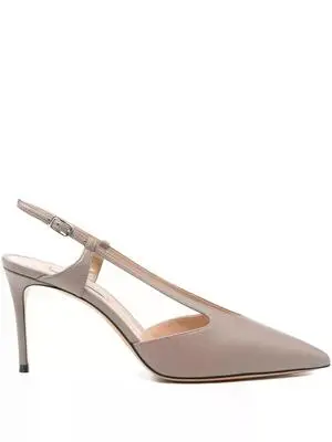 Casadei 80mm Pointed Slingback Pumps
