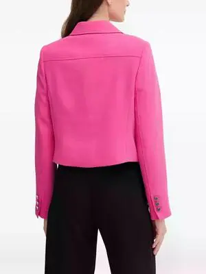 Dkny Button Jacket With Flap-pockets