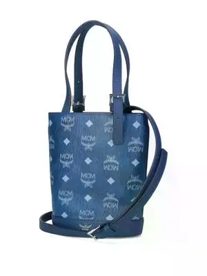 Mcm Mini Logo-print Tote Bag