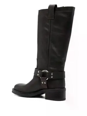 GISEL MOIRE 50mm Blackpool Biker Boots