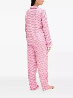 Dkny Logo Print Pajama Set