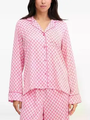 Dkny Logo Print Pajama Set