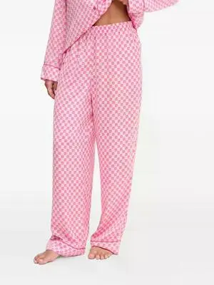 Dkny Logo Print Pajama Set
