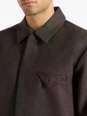 Manière De Voir Elliot Mélange-effect Tailored Shirt