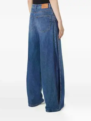 Sportmax Side-pleat Boyfriend Jeans