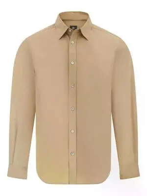 Boggi Milano Closed-collar Shirt - Neutrals