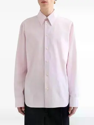 JIL SANDER Button-up Long-sleeve Poplin Shirt - Pink