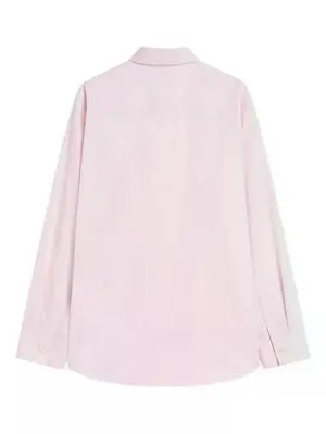 JIL SANDER Button-up Long-sleeve Poplin Shirt - Pink
