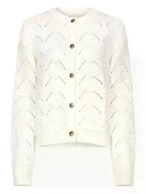 Women's White Crochet Cardigans