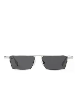 Manière De Voir Palais Rectangle-frame Sunglasses - Silver