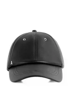 Manière De Voir Faux-leather Baseball Cap