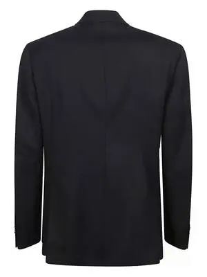 LARDINI Double-breasted Wool Blazer