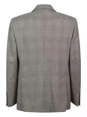 LARDINI Checked-pattern Single-breated Suit