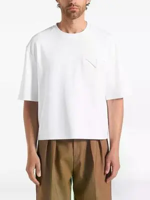Manière De Voir Leon Boxy Cropped T-shirt - White