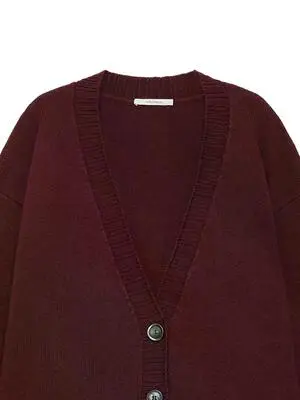 Malìparmi Button V-neck Cardigan - Red